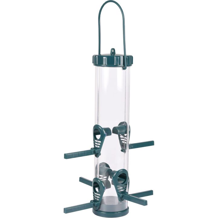 Feeder Silo Survival Transparent Green | 100765 | Flamingo Pet Products