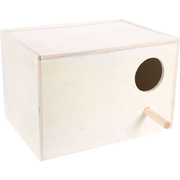 Broednest Horizontaal Parkieten - Hout | 100840 | Flamingo Pet Products