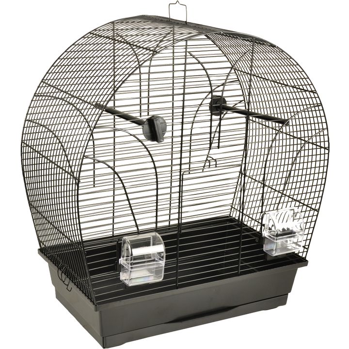 Cage pour perruche Saga Noir | 110128 | Flamingo Pet Products