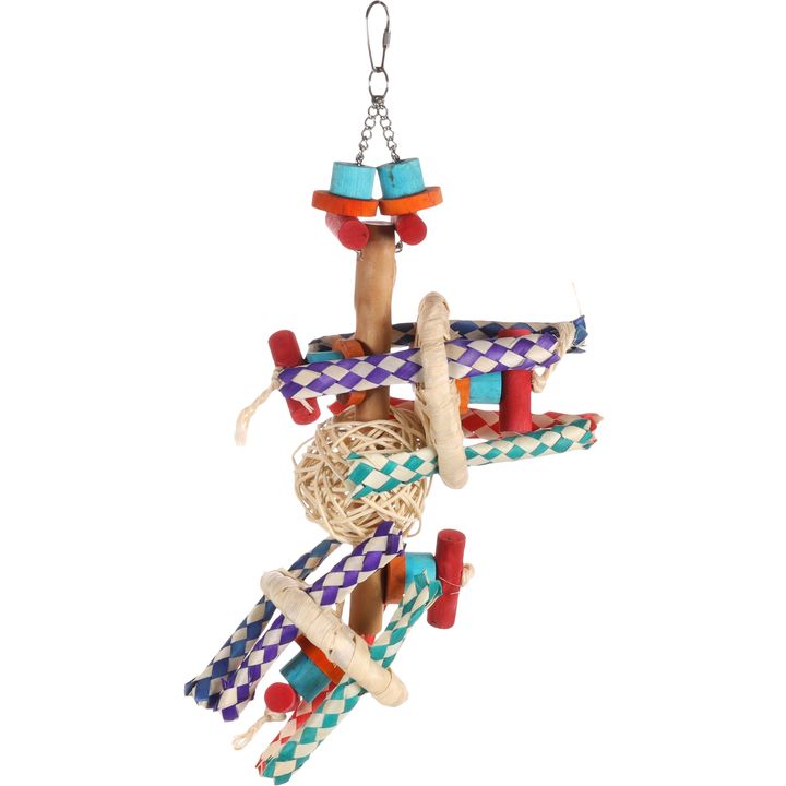 Papegaaienspeelgoed Zazoe Meerkleurig | 110427 | Flamingo Pet Products