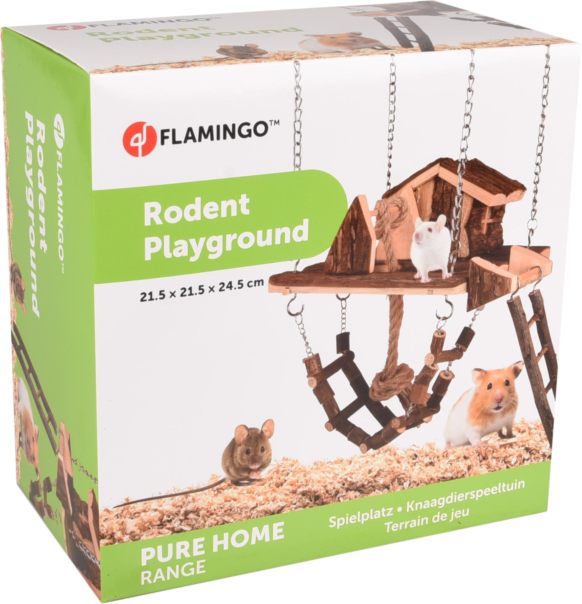 Small animal house & Toy Pure Home Milly House & Suspension bridge ...