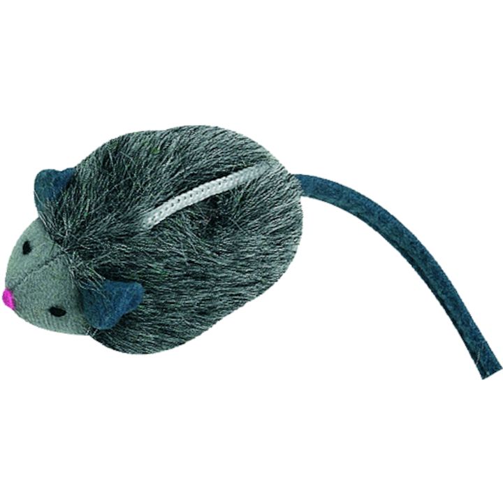 Toy Gizmu Mouse Dark grey | 503918 | Flamingo Pet Products