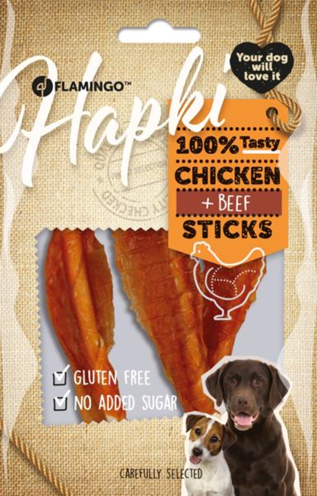 Golosinas Hapki Cigarrillo con pollo | 512449 | Flamingo Pet Products