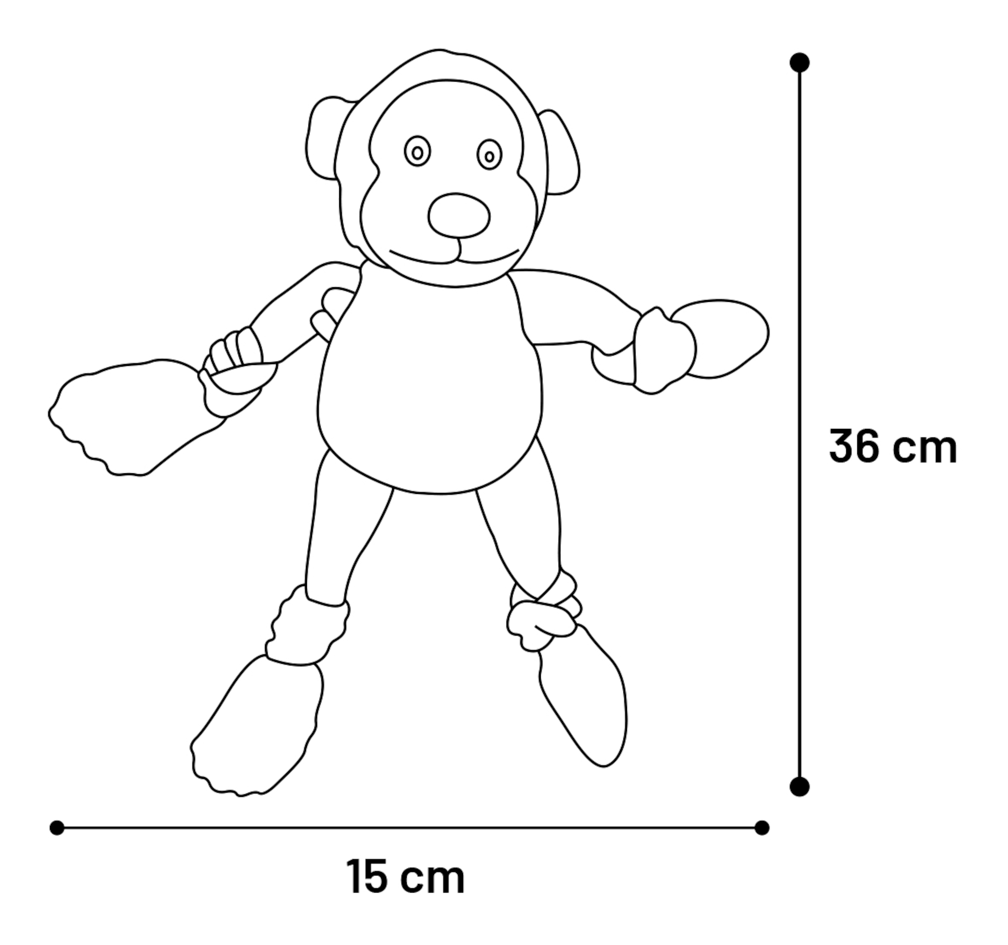 Toy Connie Monkey & Rabbit & Frog Multiple colours | 513868 | Flamingo ...