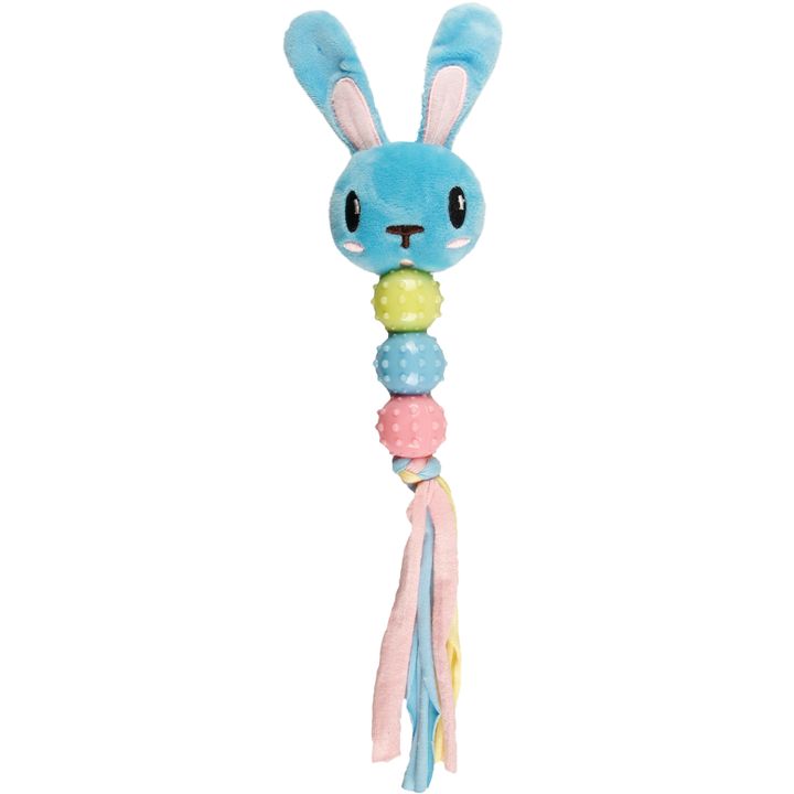 Toy Petty Rabbit with ball Light blue | 517397 | Flamingo Pet Products