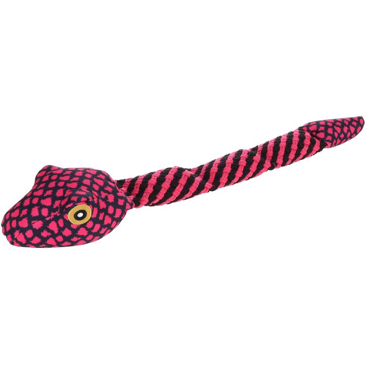 Toy Monsjo Snake with rope Fuchsia | 521893 | Flamingo Pet Products