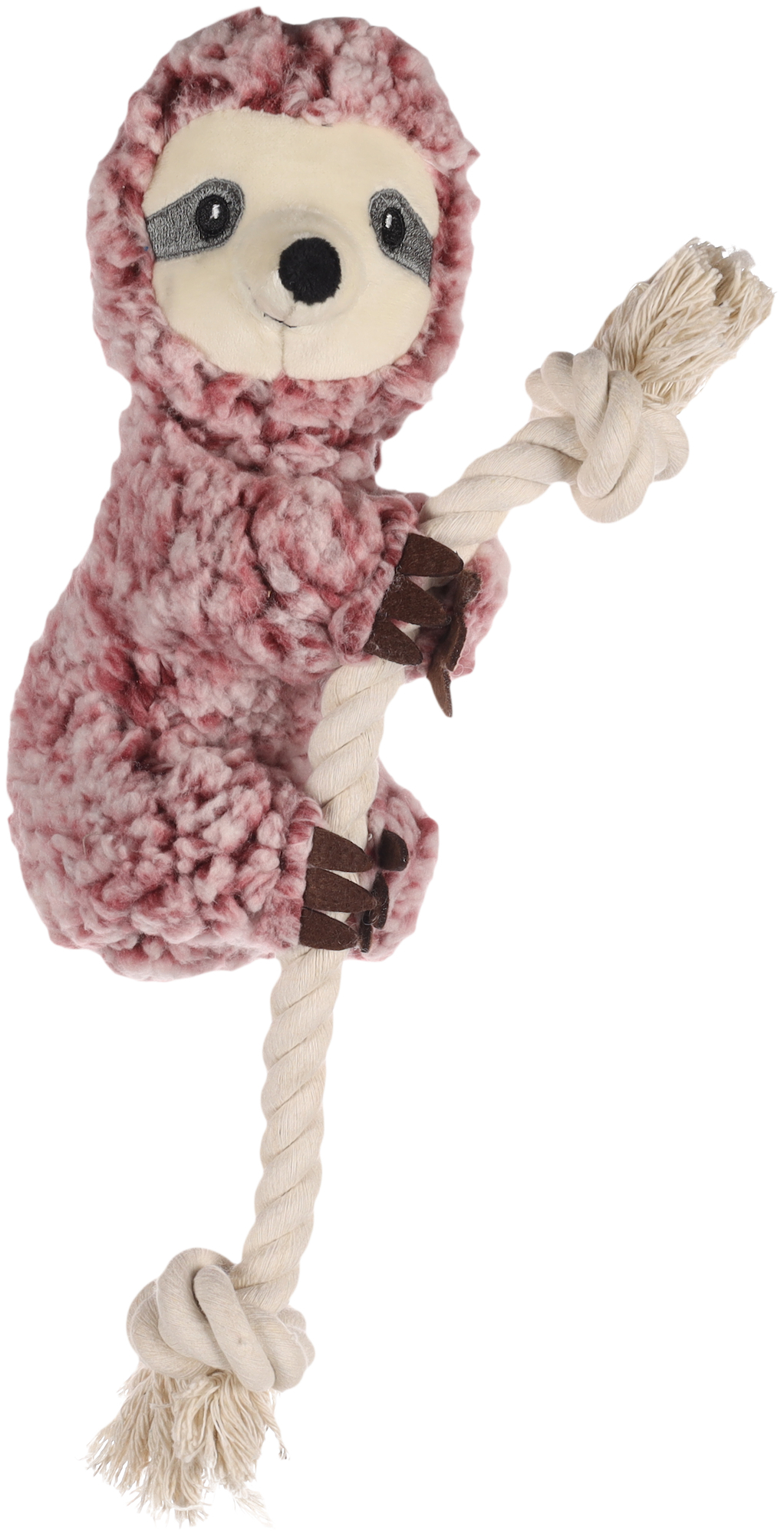 Toy Hangta Sloth with rope Antique pink | 522055 | Flamingo Pet Products