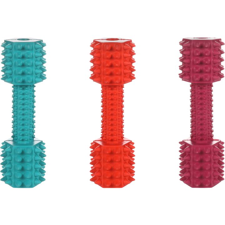 Toy Scrum Dumbbell Multiple colours | 522150 | Flamingo Pet Products