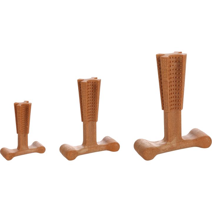 Speelgoed Nyl'o Bamboo T-Bone met rundsmaak | 522192 | Flamingo Pet ...