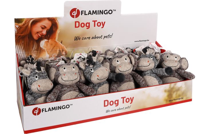 Toy Chita Monkey & Zebra Multiple colours | 522296 | Flamingo Pet Products