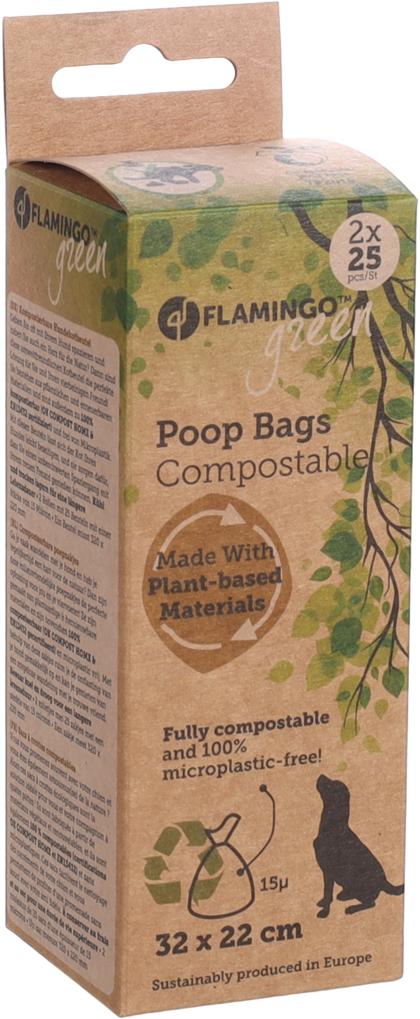 Poop bag Cardun Green | 522300 | Flamingo Pet Products