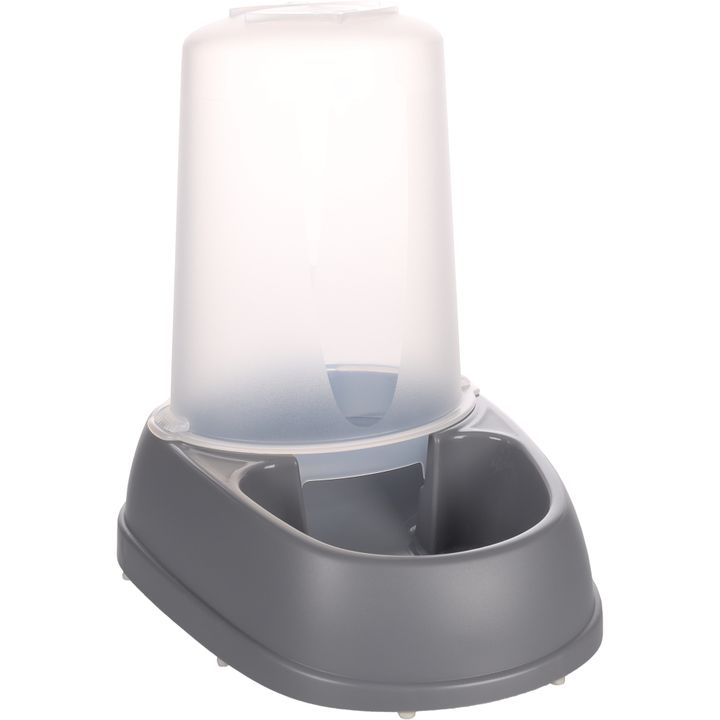Automatic food and water dispenser Raja Grey | 522545 | Flamingo Pet ...