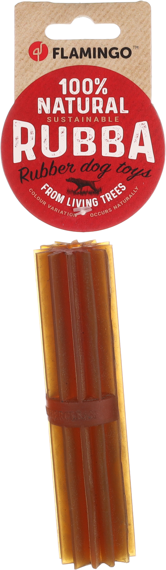 Toy Rubba Stick Brown | 522670 | Flamingo Pet Products