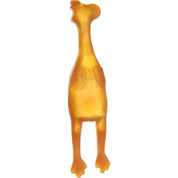 Toy Rubba Chicken Brown | 522677 | Flamingo Pet Products