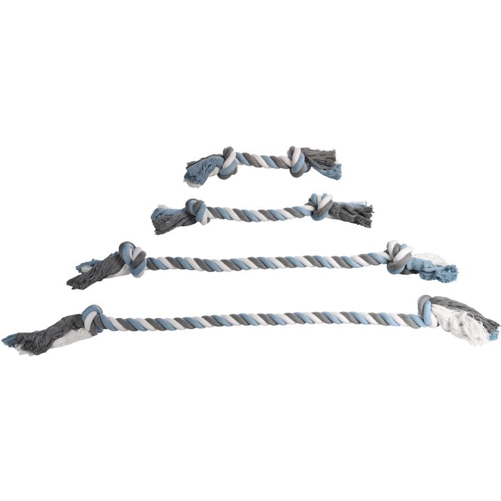 Spielzeug Jim Schnur mit 2 Knoten Blau | 522708 | Flamingo Pet Products