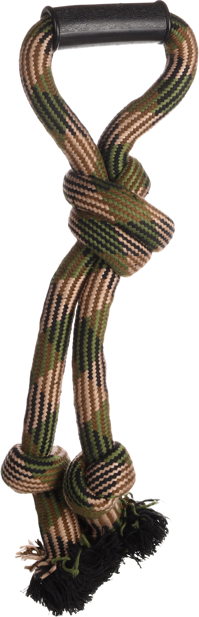 Toy Joe Tug rope with 3 knots Camouflage | 522731 | Flamingo Pet Products