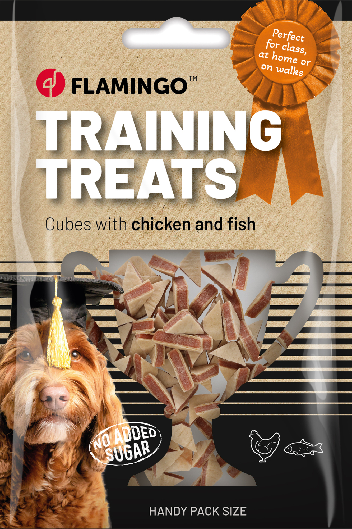 Training snack Small blocks with chicken & Fish | 523422 | Flamingo Pet ...