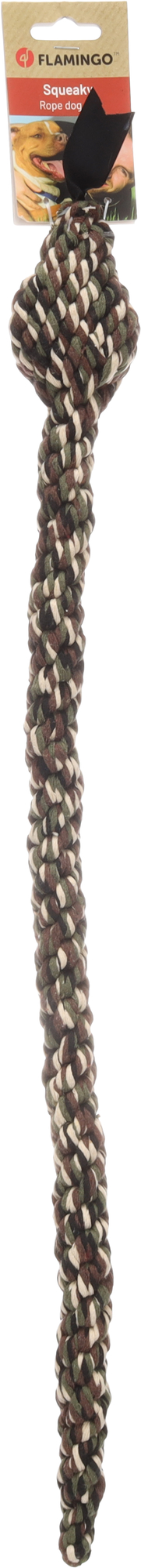 Toy Flocco Cord & Snake Woven Khaki | 524035 | Flamingo Pet Products
