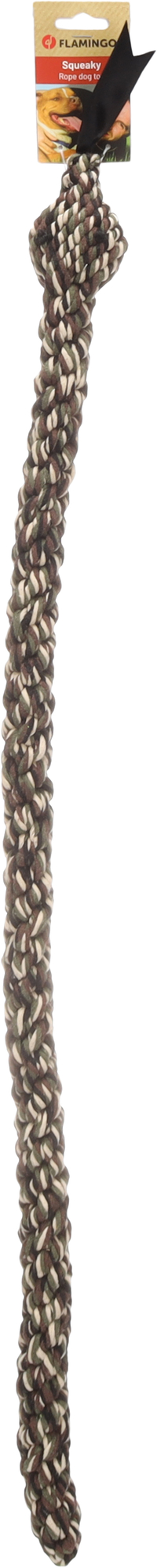 Toy Flocco Snake & Cord Woven Khaki | 524092 | Flamingo Pet Products