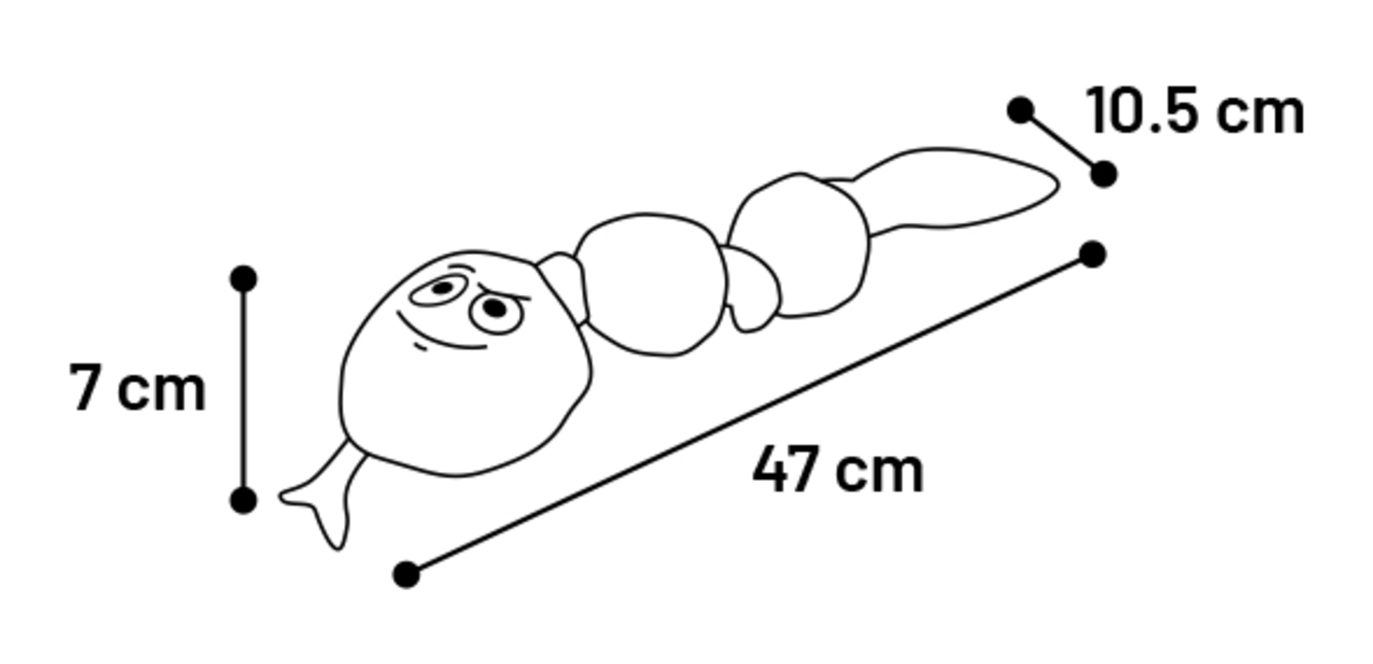 Speelgoed Snala Slang Emoji Oranje | 524525 | Flamingo Pet Products