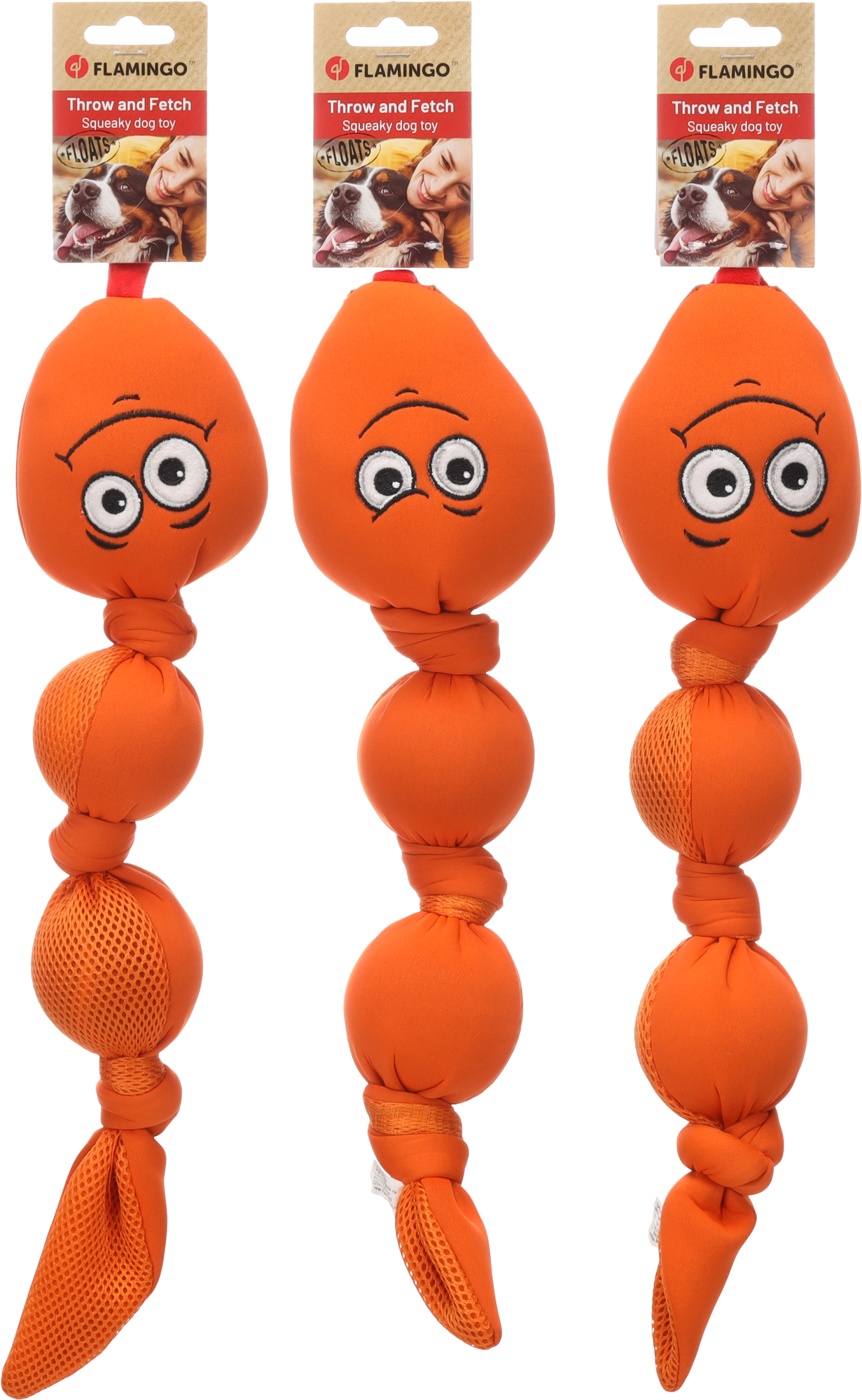 Speelgoed Snala Slang Emoji Oranje | 524525 | Flamingo Pet Products