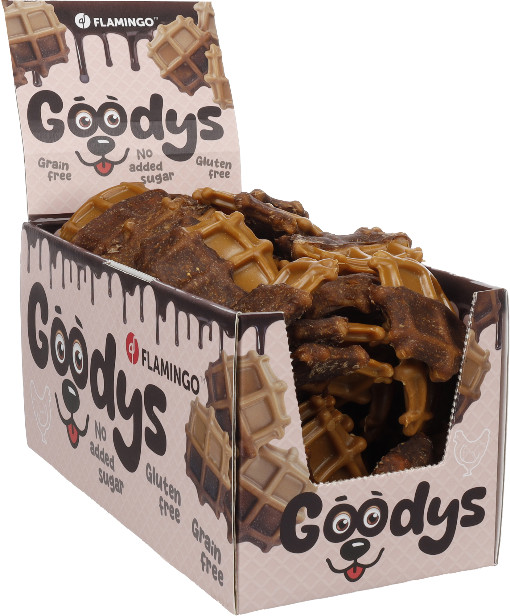 Snack Goodys Wafel met kip | 524734 | Flamingo Pet Products