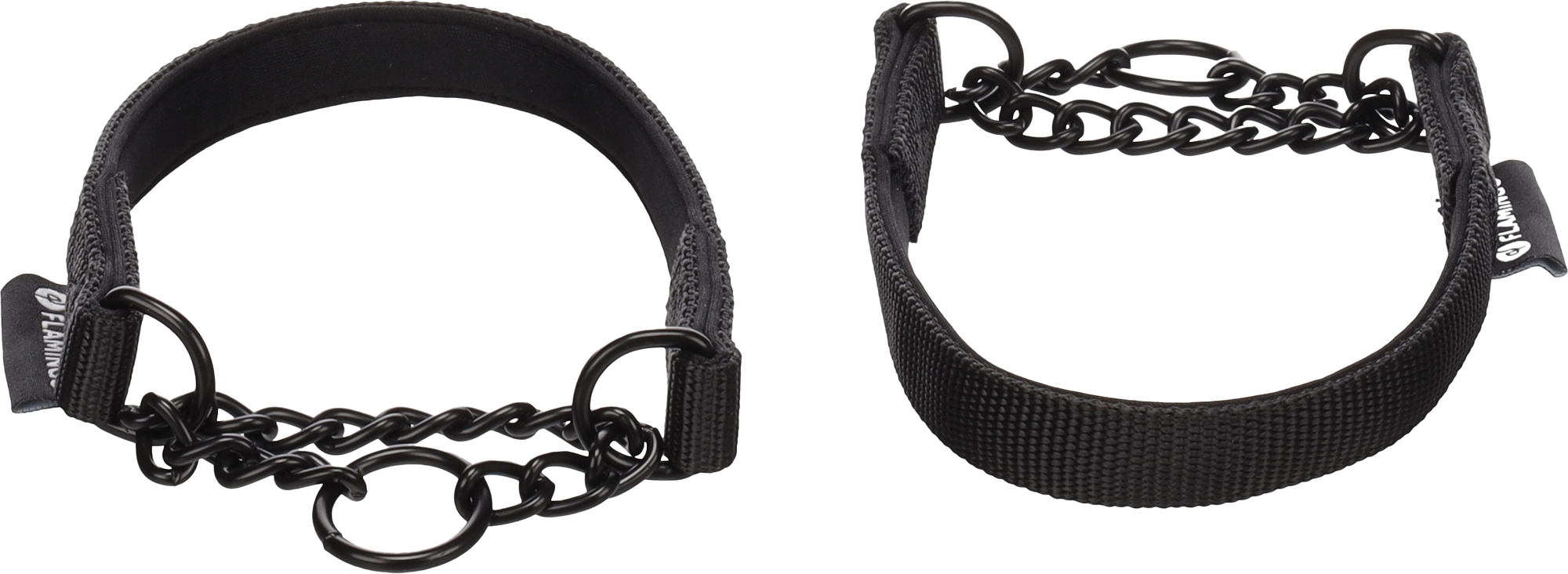 Anti-trek halsband Trero Zwart | 524754 | Flamingo Pet Products