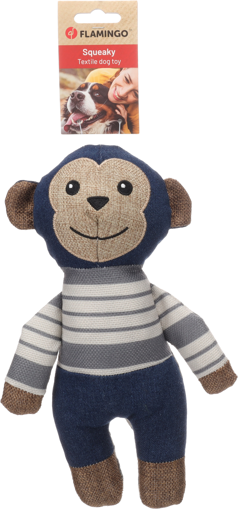 Toy Jiji Monkey Blue | 524854 | Flamingo Pet Products