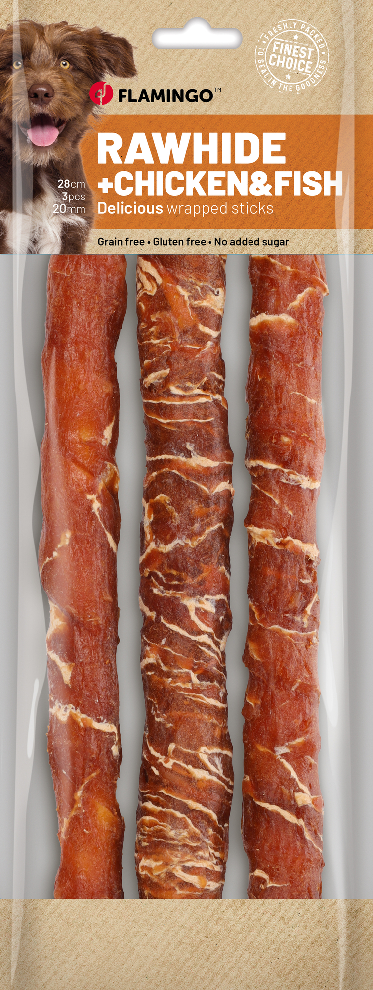 Snacks R'Hide Stick with chicken & with cod 28cm 93g / 3 pcs 280g ...