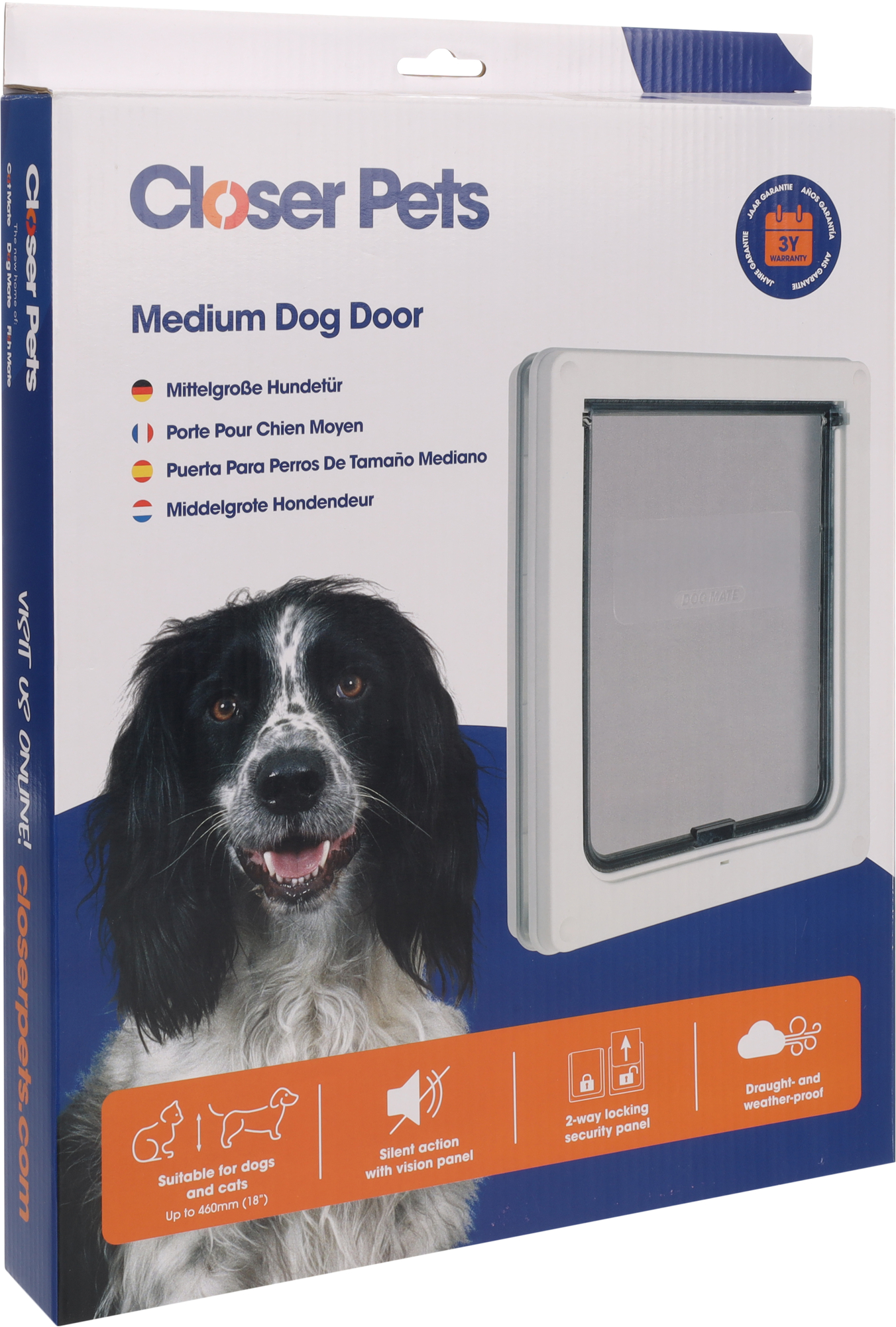 Dog door Dog Mate White | 525224 | Flamingo Pet Products