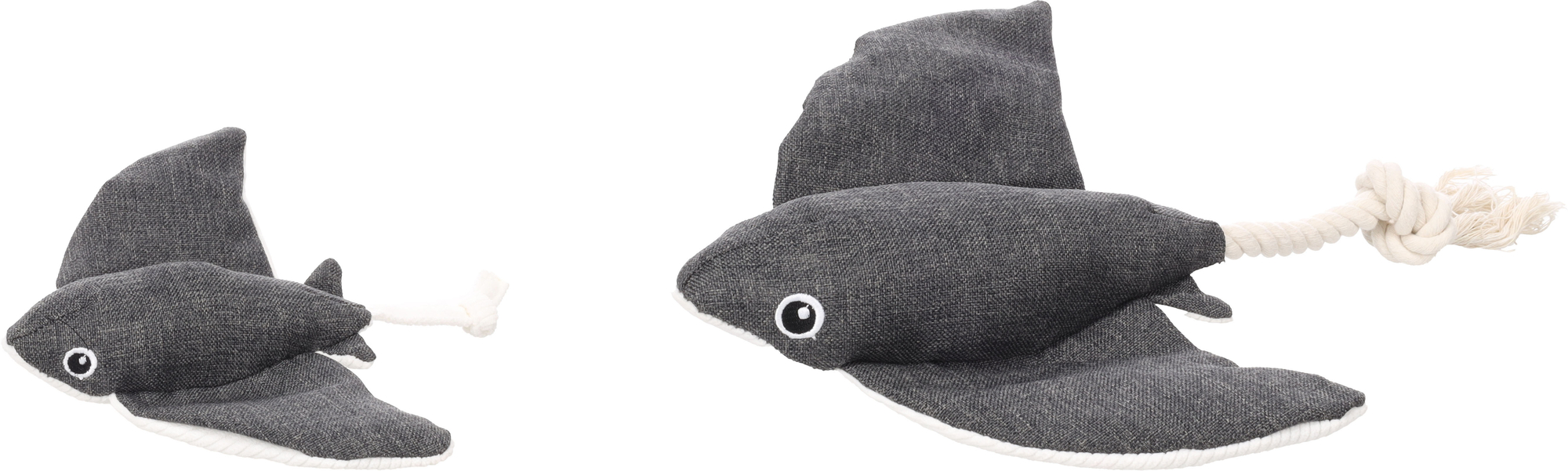 Toy Flipper Stingray Grey | 525500 | Flamingo Pet Products