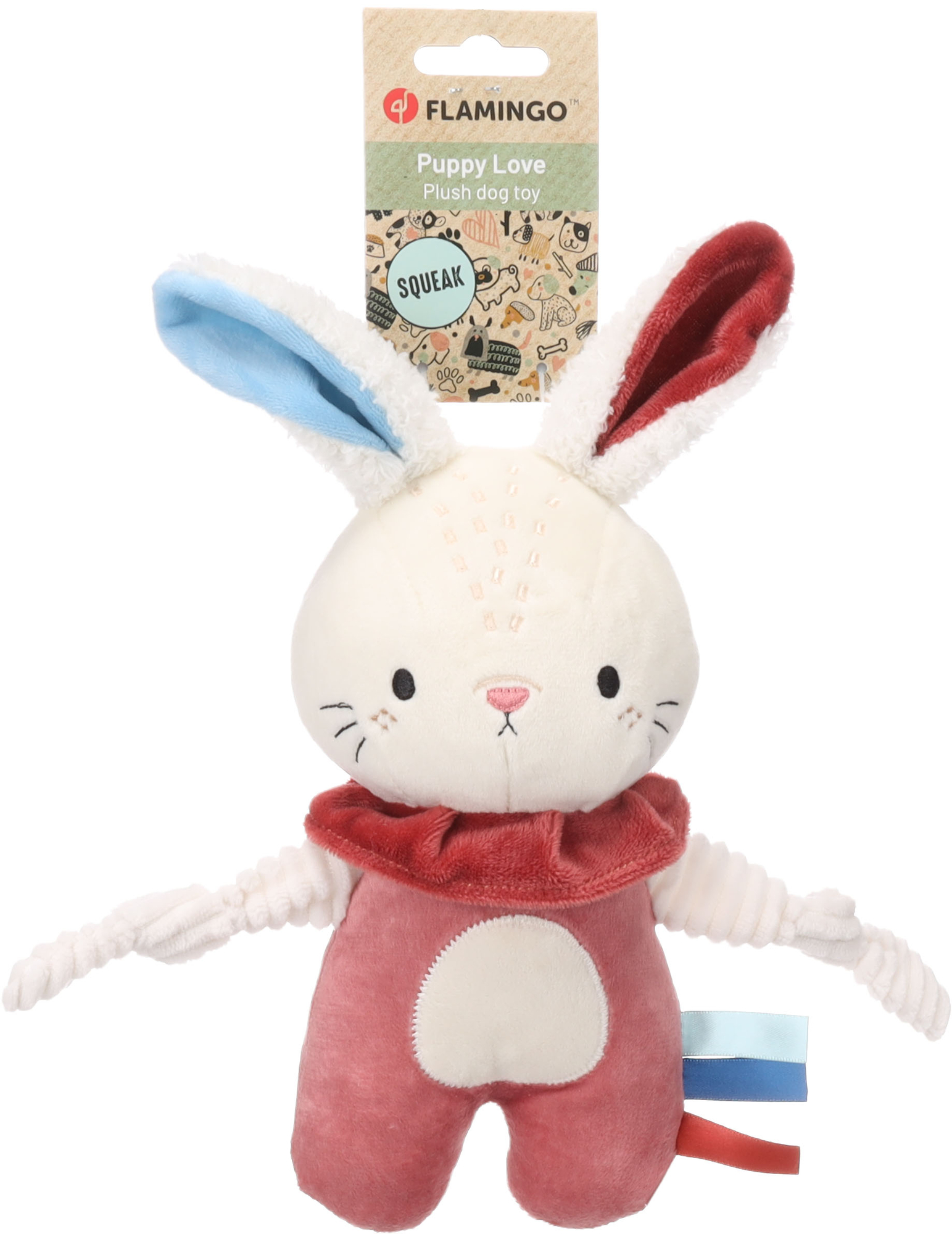 Toy Puppy Kobe Rabbit Pink | 525526 | Flamingo Pet Products