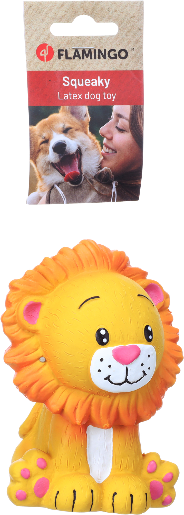Toy Leono Lion Yellow | 525537 | Flamingo Pet Products