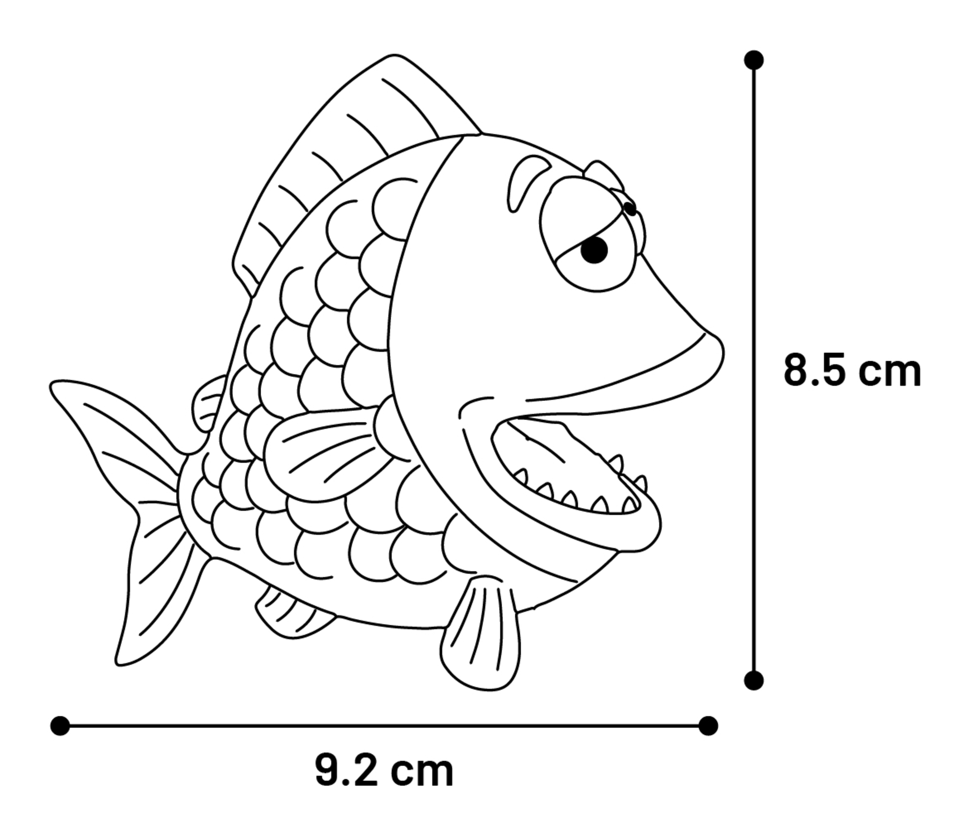 Jouet Nita Poisson Plusieurs couleurs | 525545 | Flamingo Pet Products