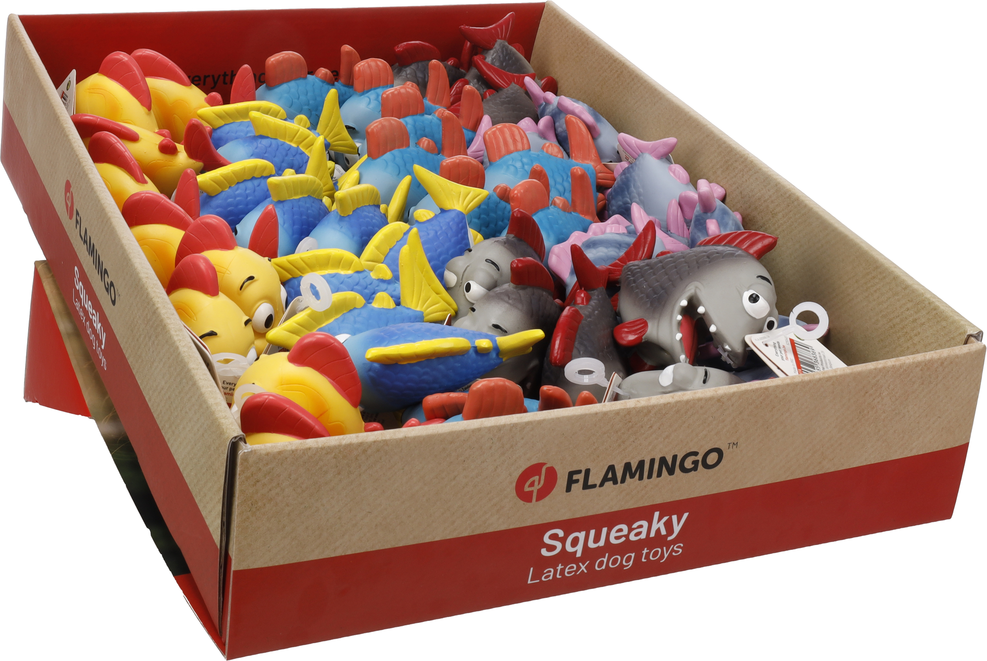 Jouet Nita Poisson Plusieurs couleurs | 525545 | Flamingo Pet Products