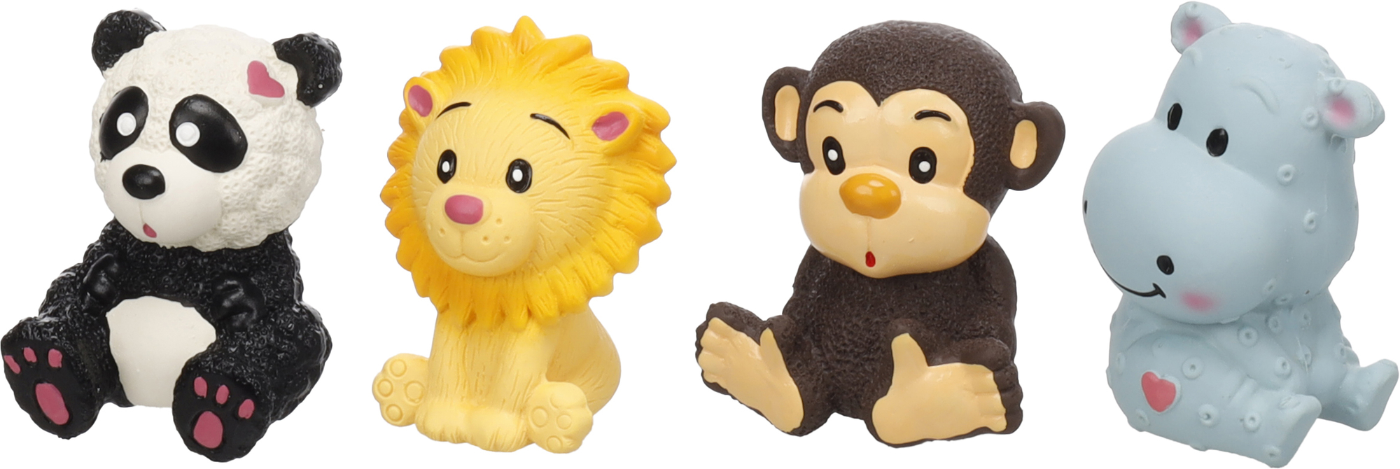 Toy Dunda Panda & Lion & Monkey & Hippopotamus Multiple colours ...