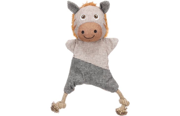 Toy Libar Horse with rope Brown | 525791 | Flamingo Pet Products