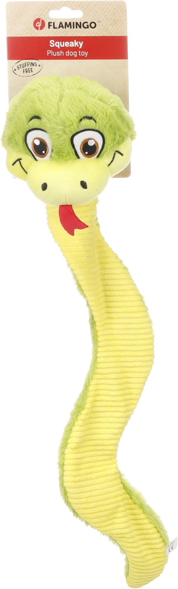 Speelgoed Zazza Slang Groen | 525866 | Flamingo Pet Products