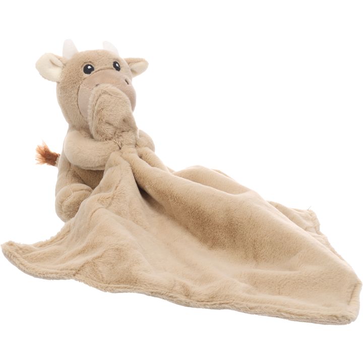 Toy Zapu Cuddle blanket & Bull Taupe | 525887 | Flamingo Pet Products