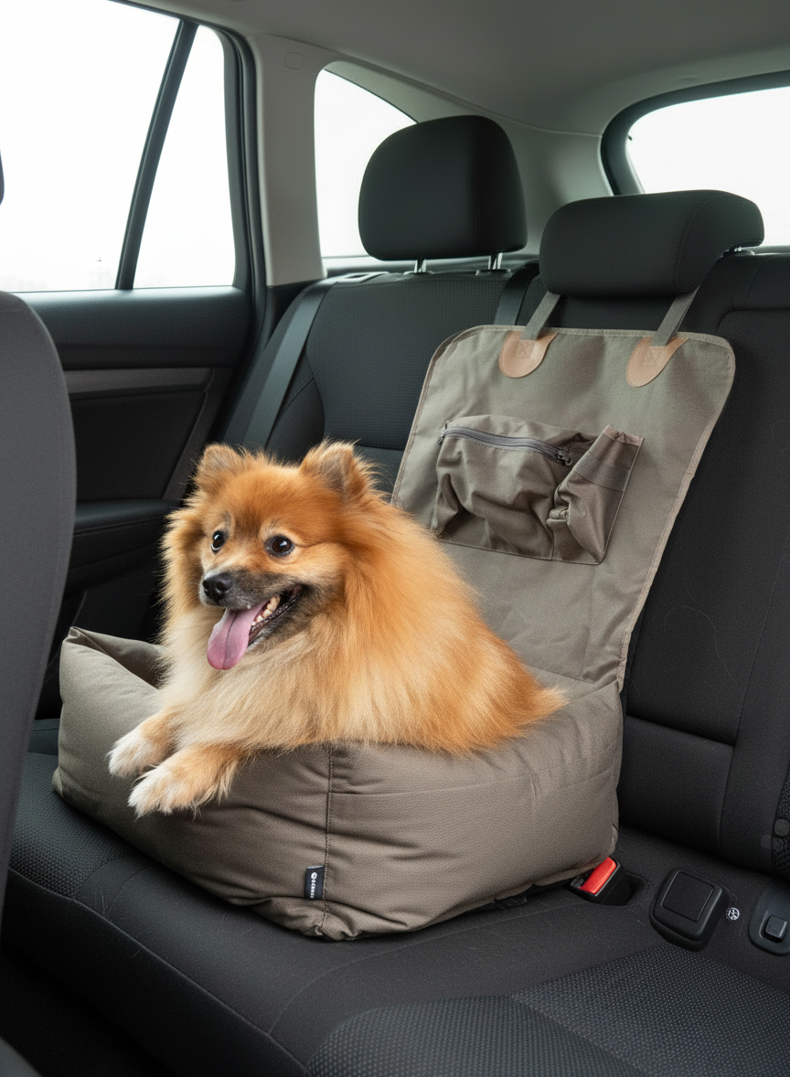 Autostoel Kayce Bruin | 526125 | Flamingo Pet Products