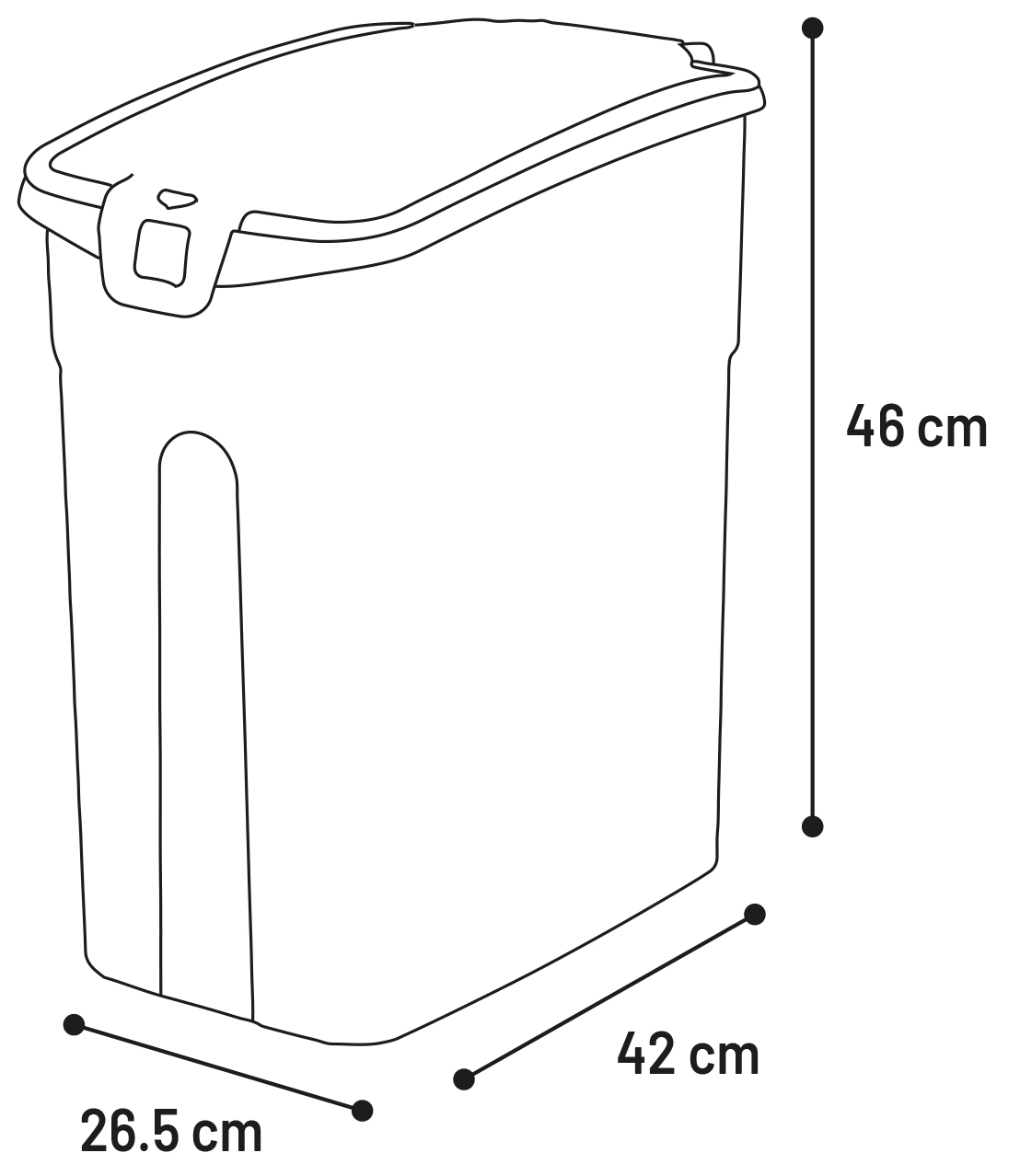 Food container Kolio Rectangle Beige | 526467 | Flamingo Pet Products