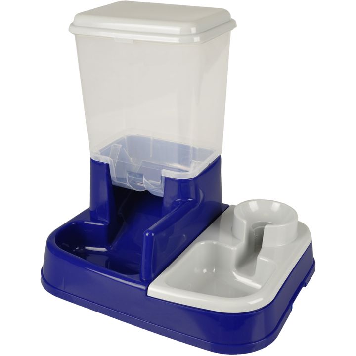 Automatic food and water dispenser Duo Max Blue | 5344046 | Flamingo ...
