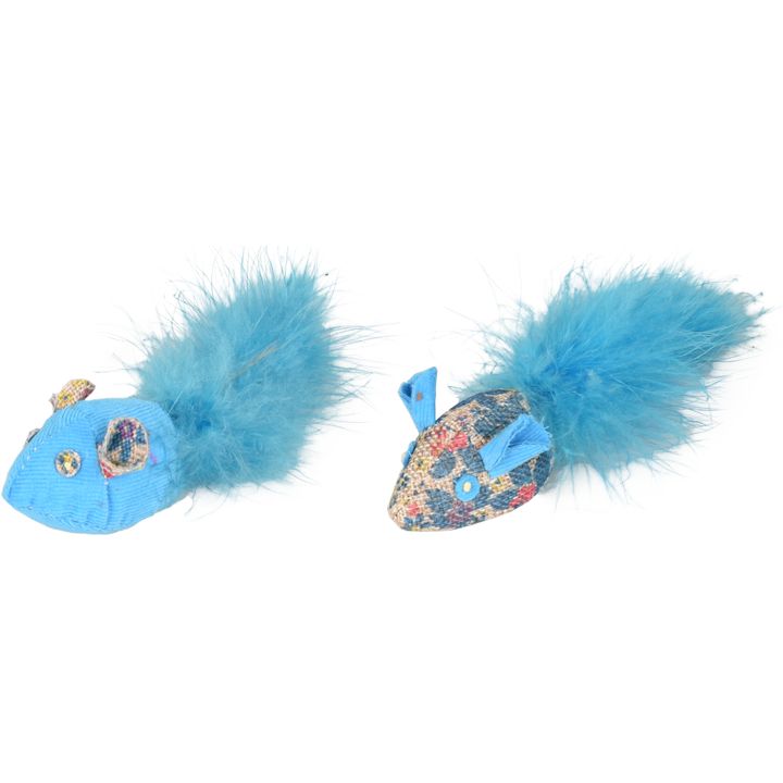 Toy Marly Mouse Light blue | 560774 | Flamingo Pet Products