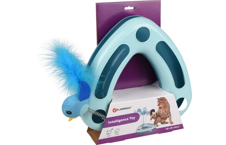 Toy Felicia Ball track with ball Turquoise | 561093 | Flamingo Pet Products