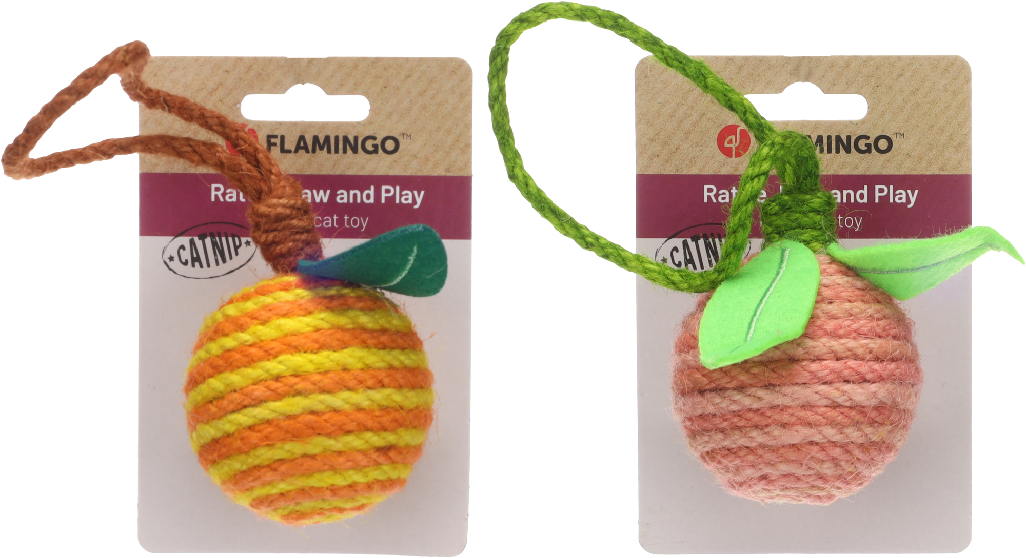 Toy Roora Ball Multiple colours | 561520 | Flamingo Pet Products