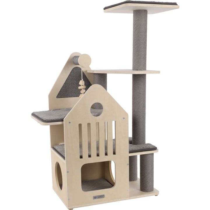 Scratching tree Kaisa Grey & Beige | 561757 | Flamingo Pet Products