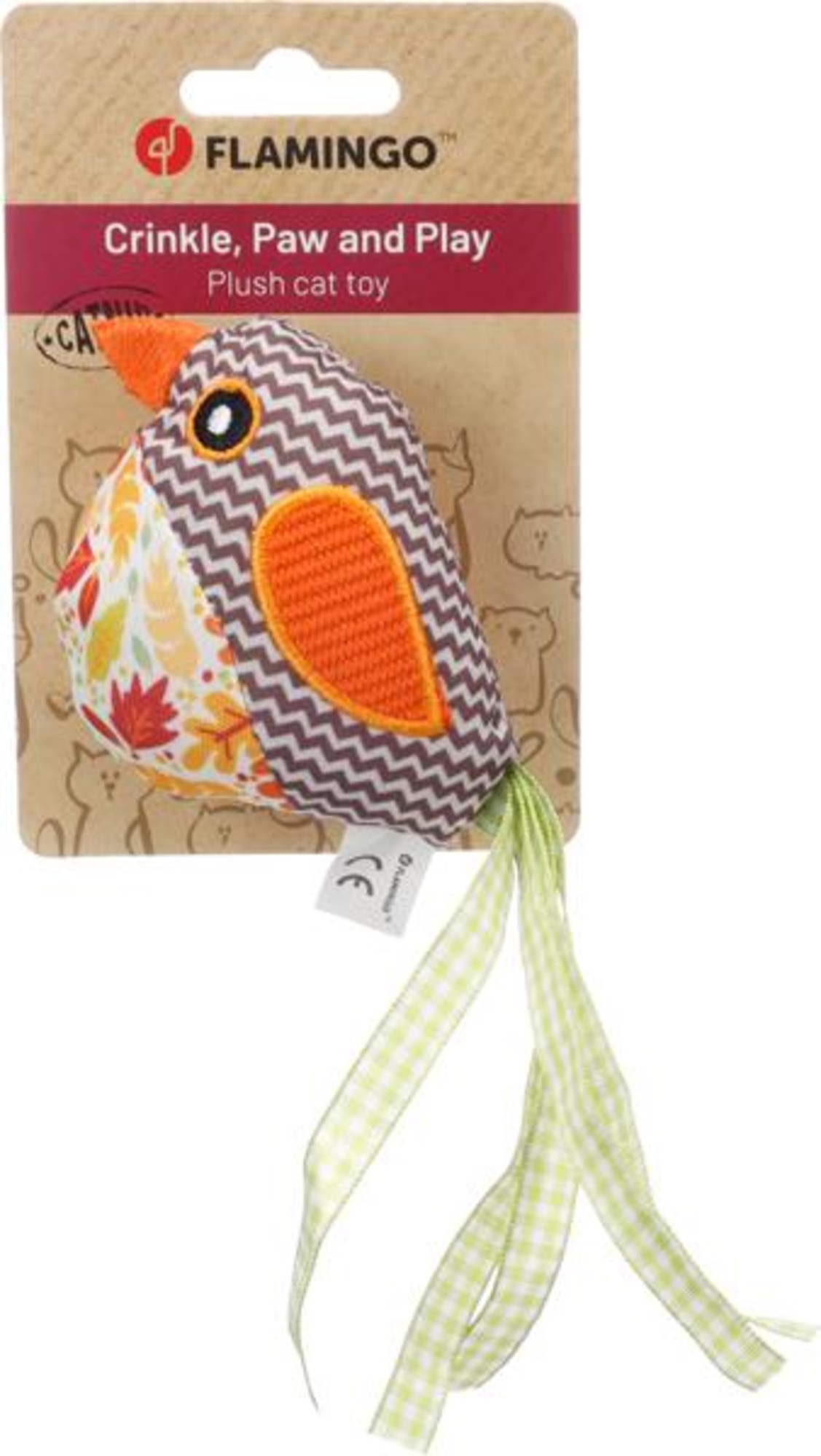 Toy Jade Bird Orange | 561913 | Flamingo Pet Products