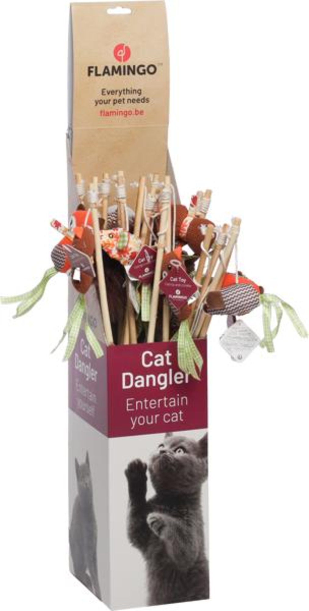 Toy Jade Dangler with toy Orange | 561918 | Flamingo Pet Products