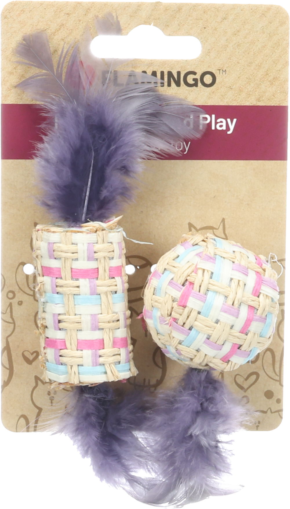 Toy Texa Roll & Ball Purple | 561922 | Flamingo Pet Products