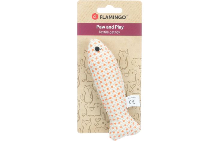 Toy Texo Fish Orange | 561926 | Flamingo Pet Products